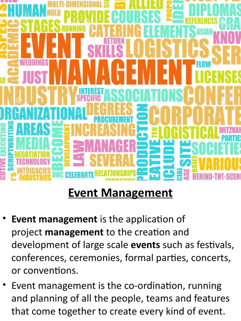 Event Management | PDF | Tourism | Creativity