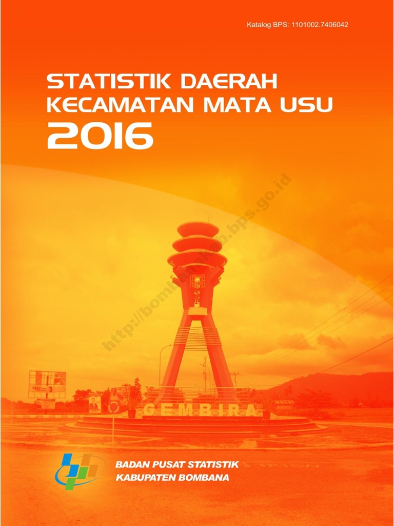 Statistik Daerah Kecamatan Mata Usu 2016 | PDF