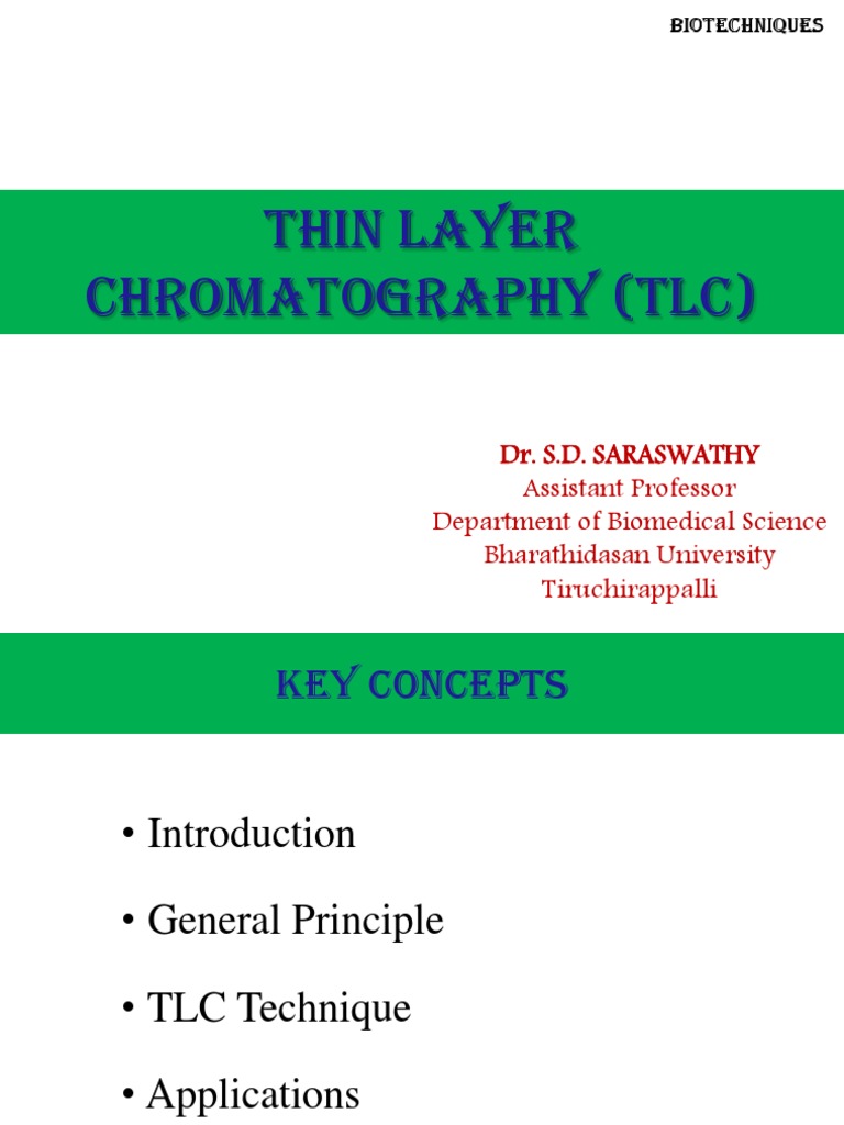 Thin Layer Chromatography | PDF | Thin Layer Chromatography ...