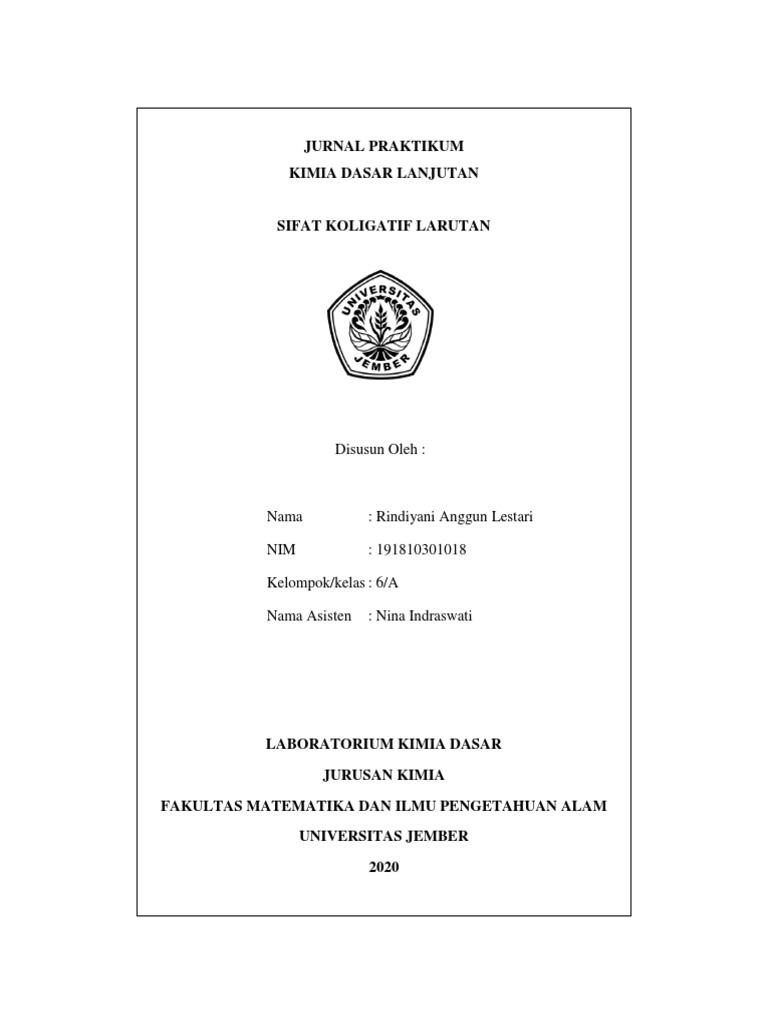 Jurnal Percobaan 5 1918 - 18.6 | PDF