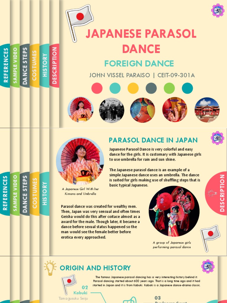 Japanese Parasol Dance Overview | PDF | Clothing | Softlines (Retail)