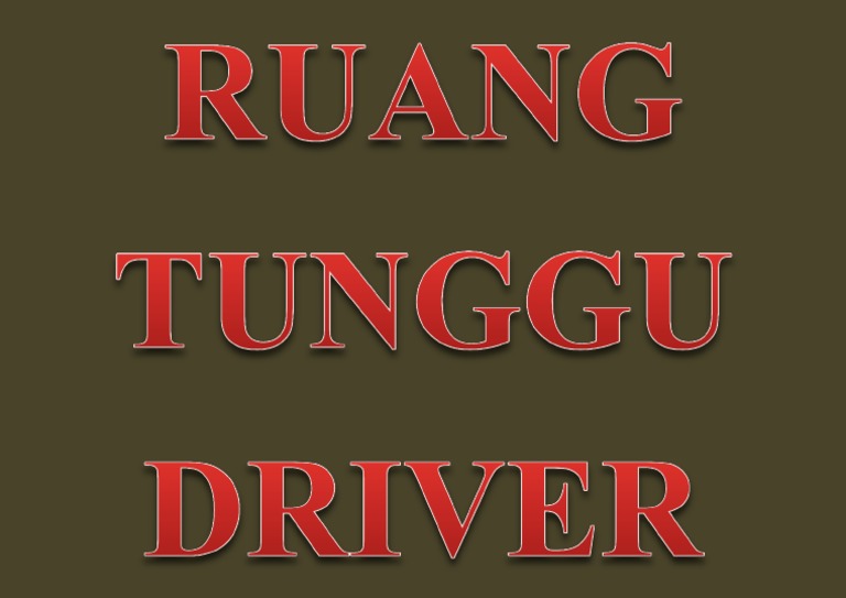 Ruang Tunggu Driver | PDF