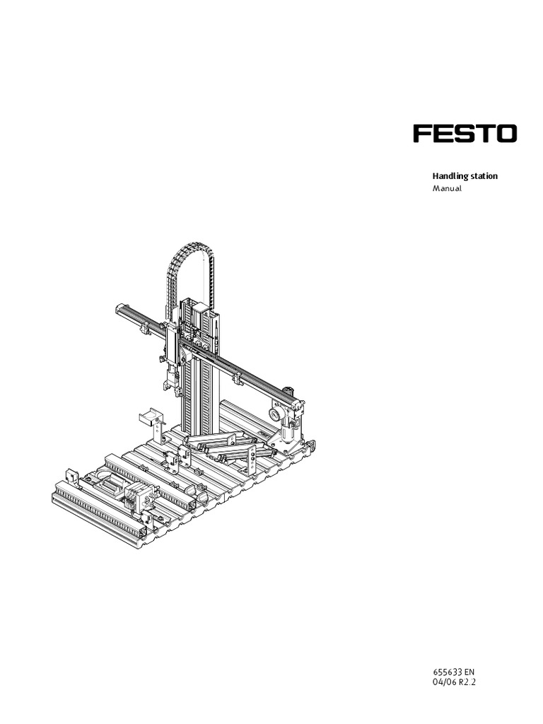 Handling Station: Manual | PDF | Optical Fiber | Programmable Logic Controller