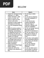 Bellow Installation Guideline For Expansion Bellows | PDF | Pipe (Fluid ...