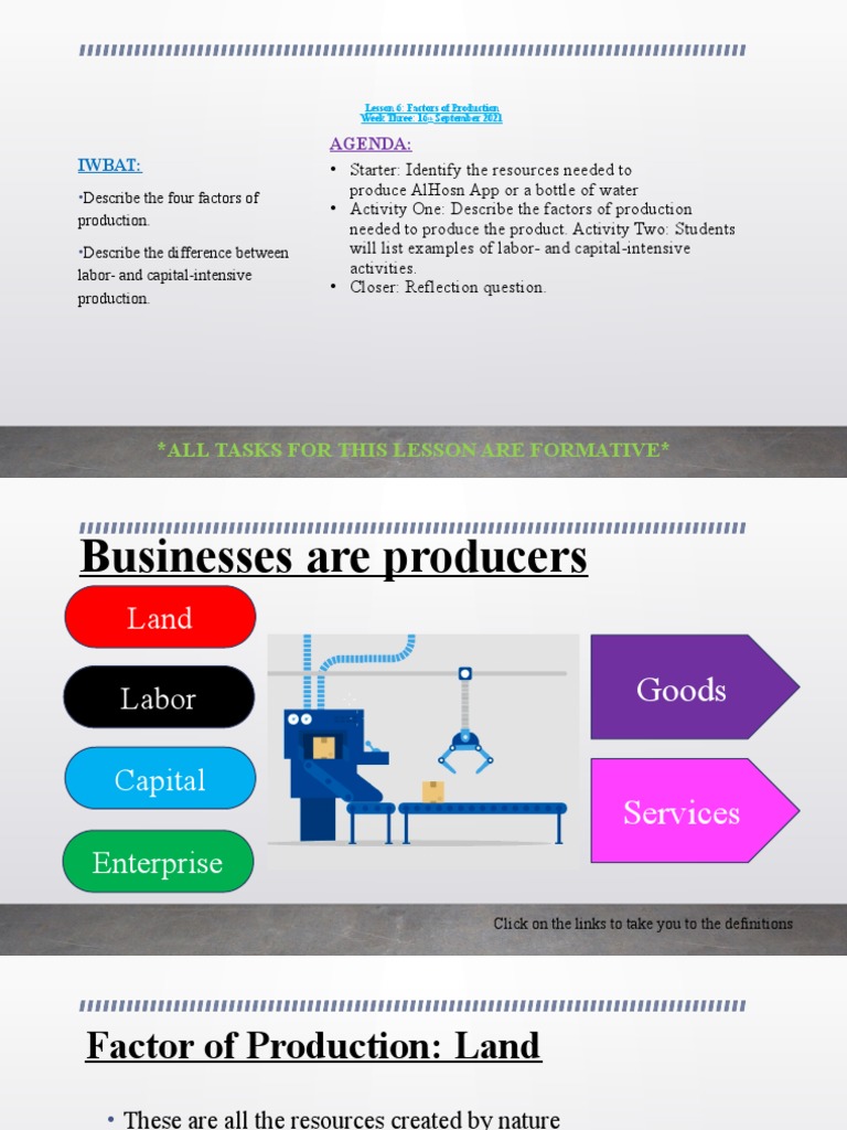 Understanding Factors of Production | PDF | Labour Economics | Factors ...