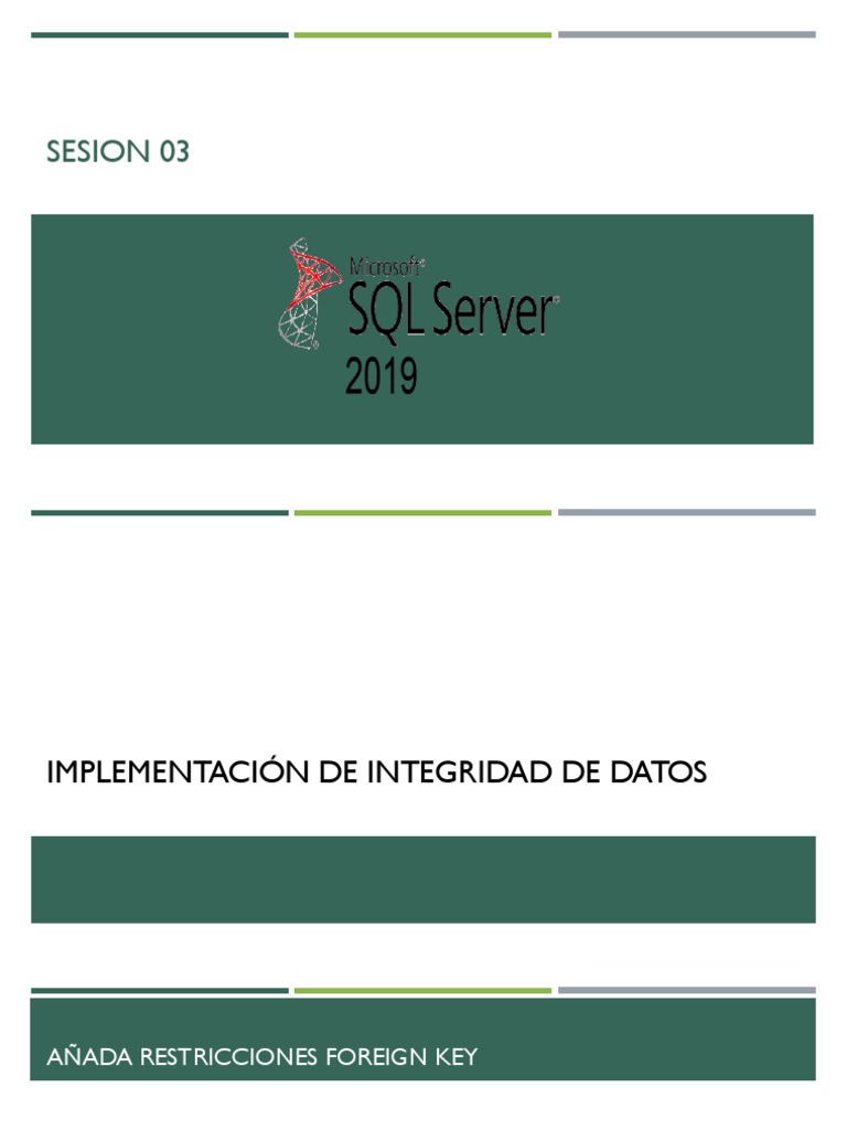 Sesion 03 - SQL - Basico | PDF | Gestión de tecnología de la información | SQL