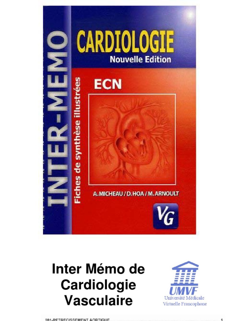 Cardiologie - Inter-Memo | PDF