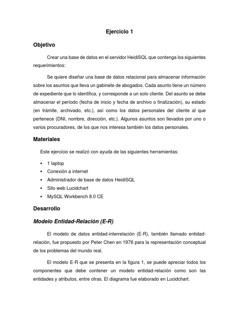 Ejemplo 2 de Creación de Base de Datos | PDF | Bases de datos | SQL