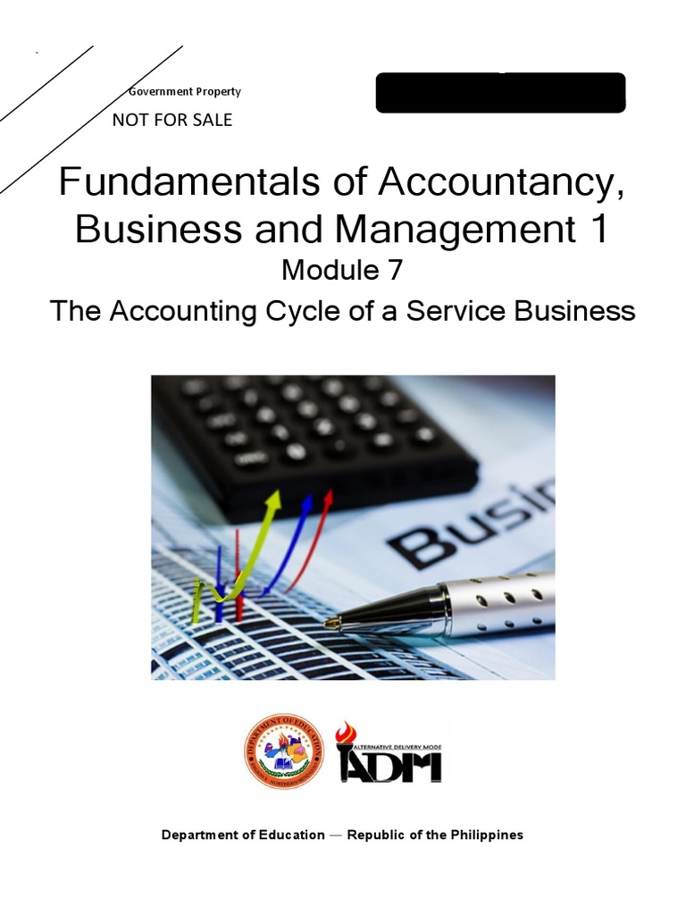 Fundamentals of Accountancy, Business and Management 1 | PDF | Debits ...