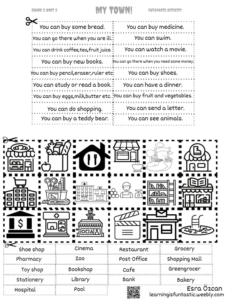 My Town Cut Paste | PDF