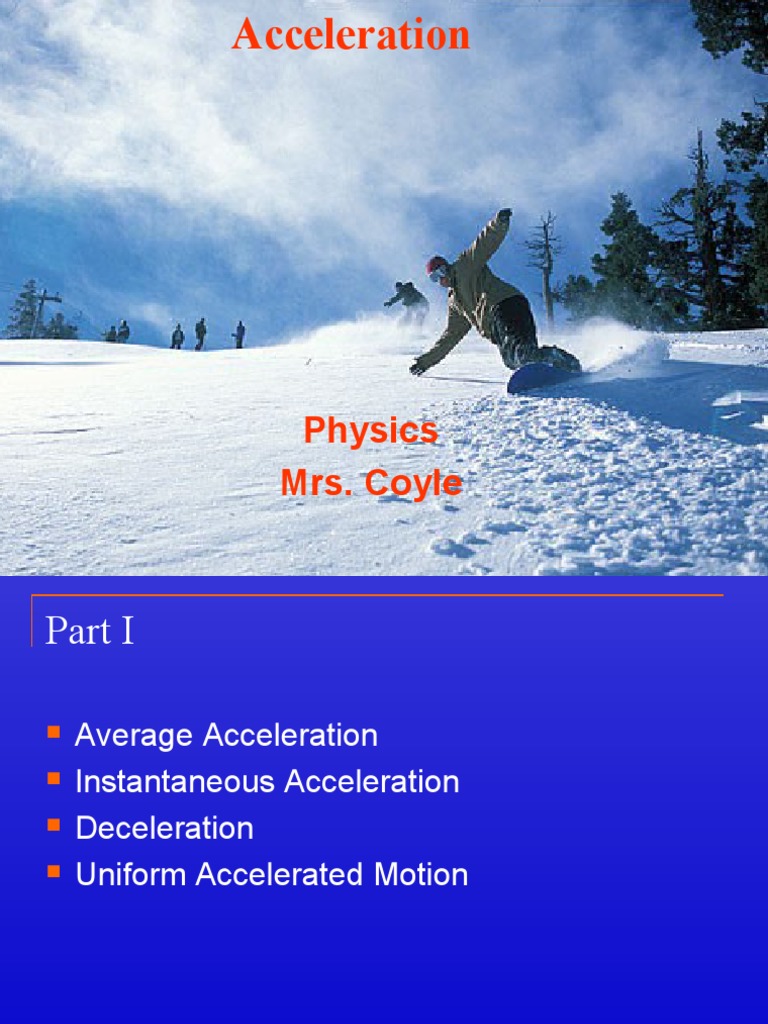 1 Acceleration + Graphs | PDF | Acceleration | Velocity