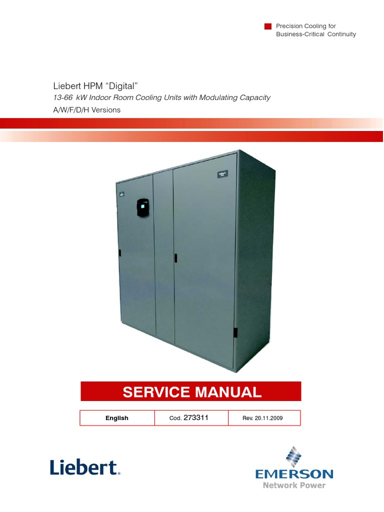 Liebert Operation And Maintenance Manual – HAVJ