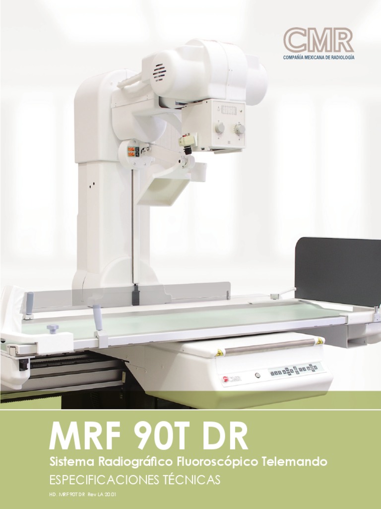 Sistema Radiográfico Fluoroscópico Telemando MRF 90T DR | PDF | Ct Scan ...