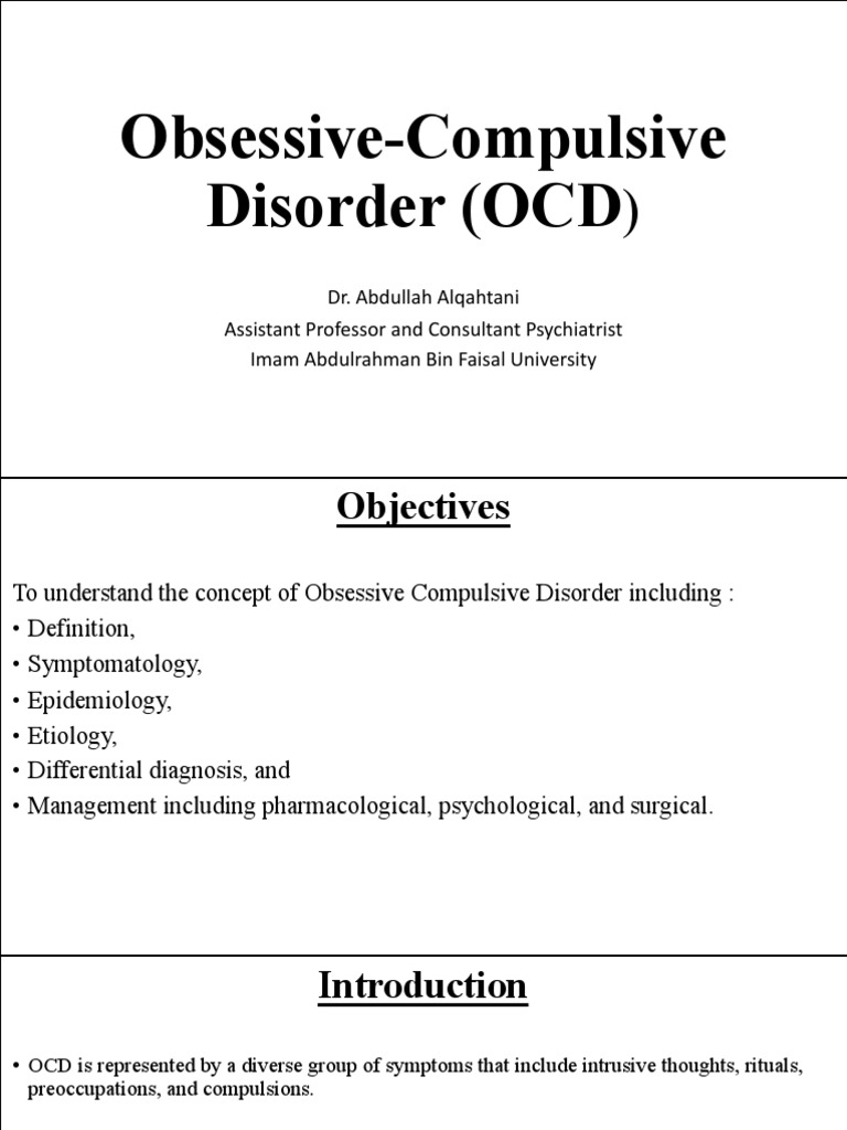 OCD Guide: Understanding Obsessive-Compulsive Disorder | PDF ...