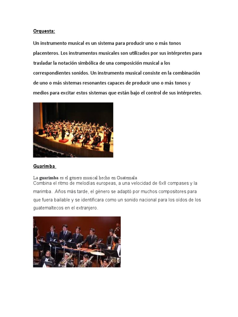 Orquesta | PDF | Flauta | Instrumentos musicales
