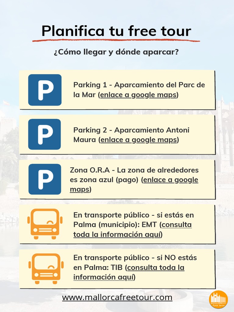 Cómo llegar y aparcar en Palma | PDF | Negocios | Viajes y turismo