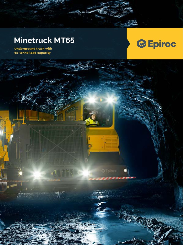 Minetruck MT65: Underground Truck With 65-Tonne Load Capacity | PDF ...