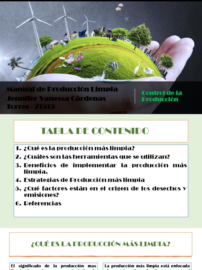 Guía integral sobre la producción más limpia: conceptos clave ...