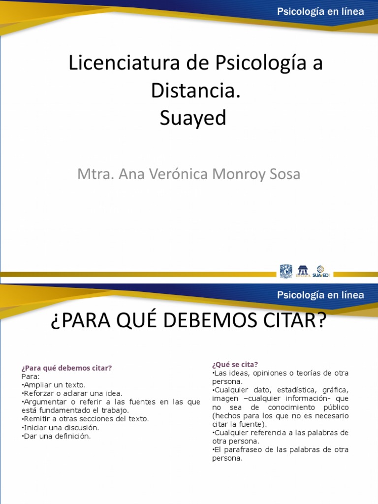 PresentacionSUAYED - Mtra. Ana Monroy | PDF