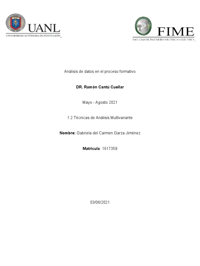 Tecnicas de Analisis Multivariante | Descargar gratis PDF | Nivel de ... Tecnicas de Analisis Multivariante | Descargar gratis PDF | Nivel de ...