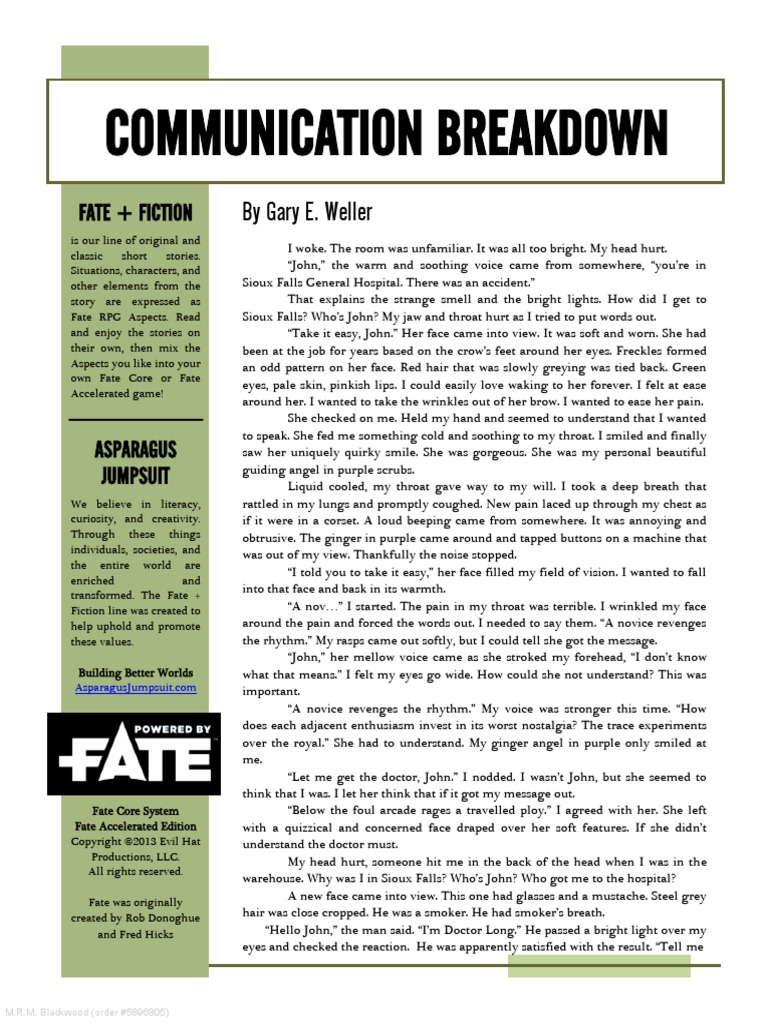 Communication Breakdown | PDF | Copyright | License