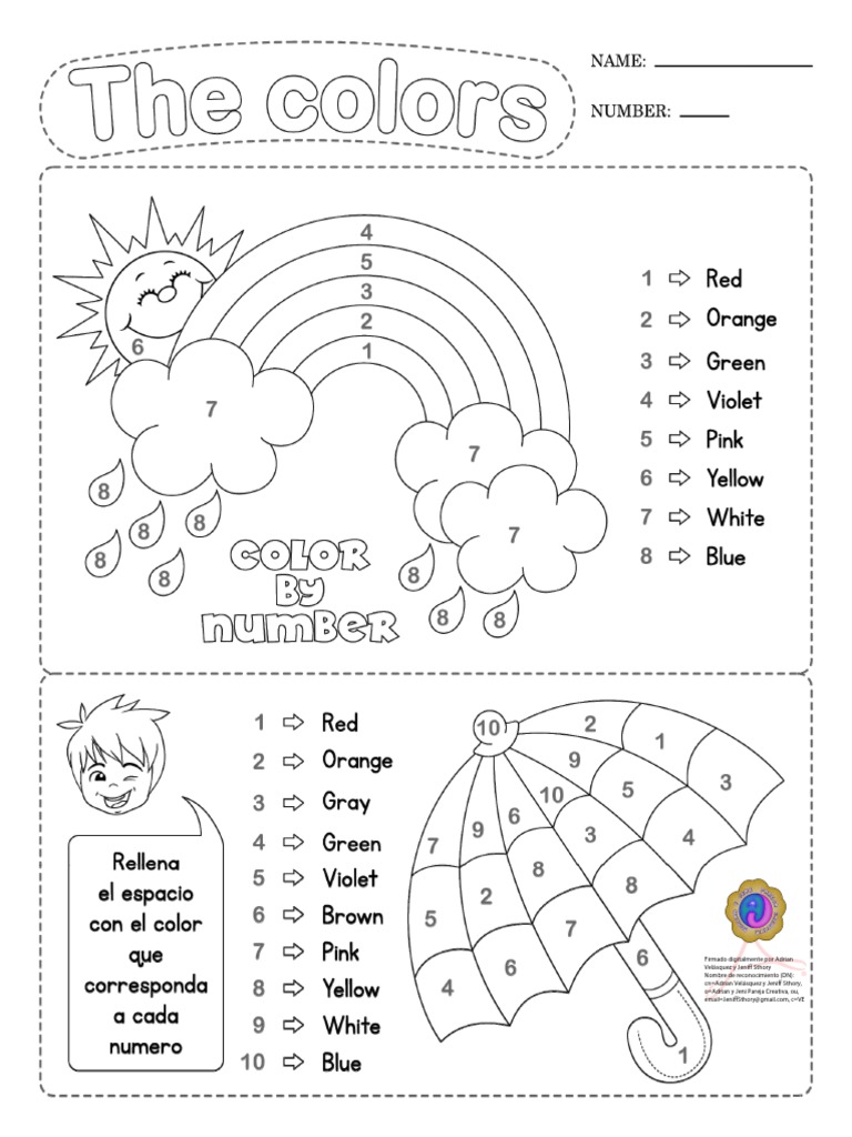 Actividad The Colors | PDF