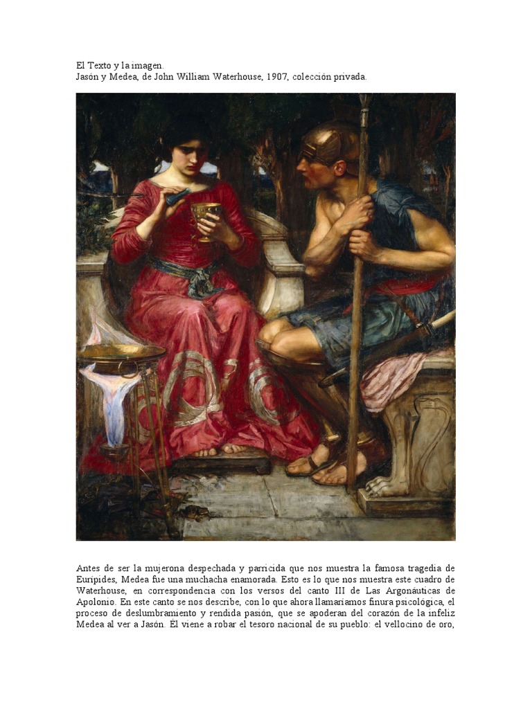 Medea Jason El Texto y La Imagen | PDF | Jason