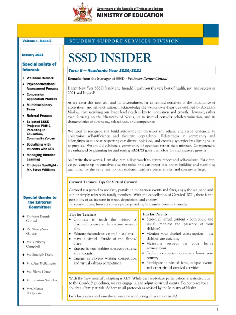 Student Support Services Division | PDF | Educational Assessment ...