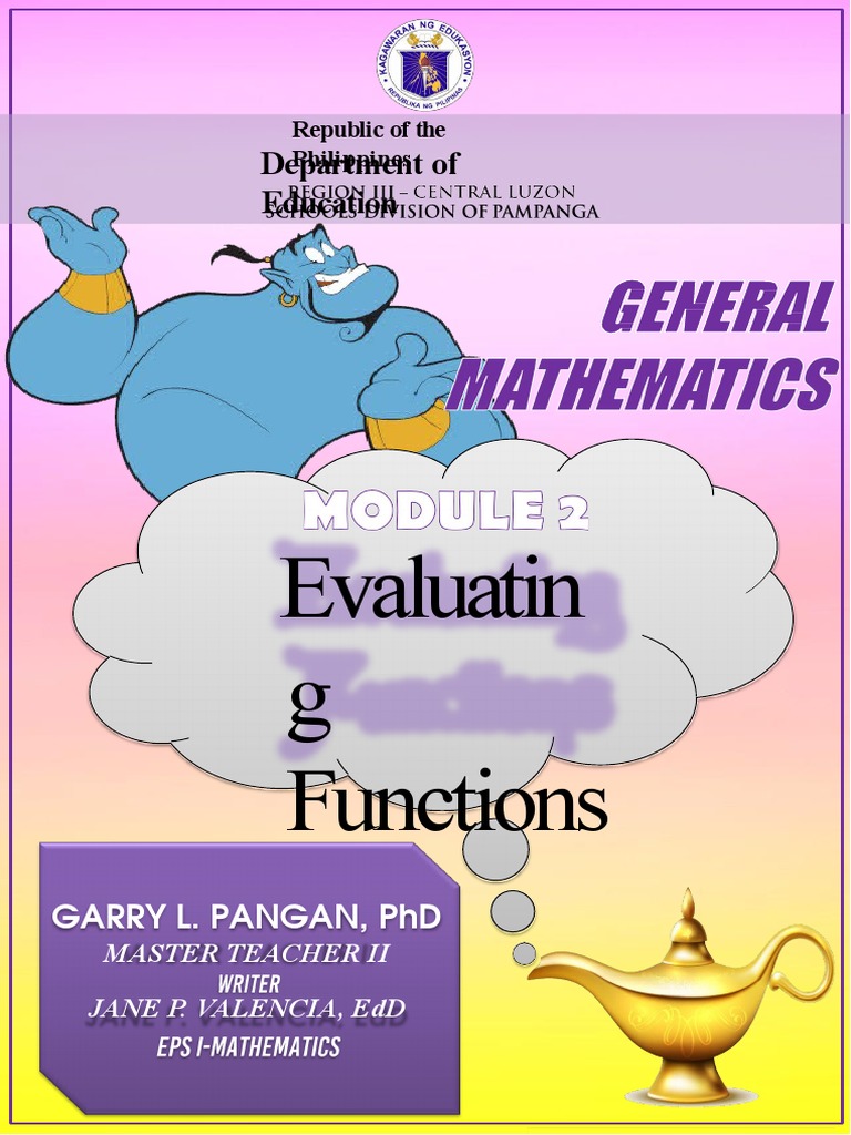 Grade 11-1st Quarter-Module 2-Evaluating-Functions | PDF | Function ...