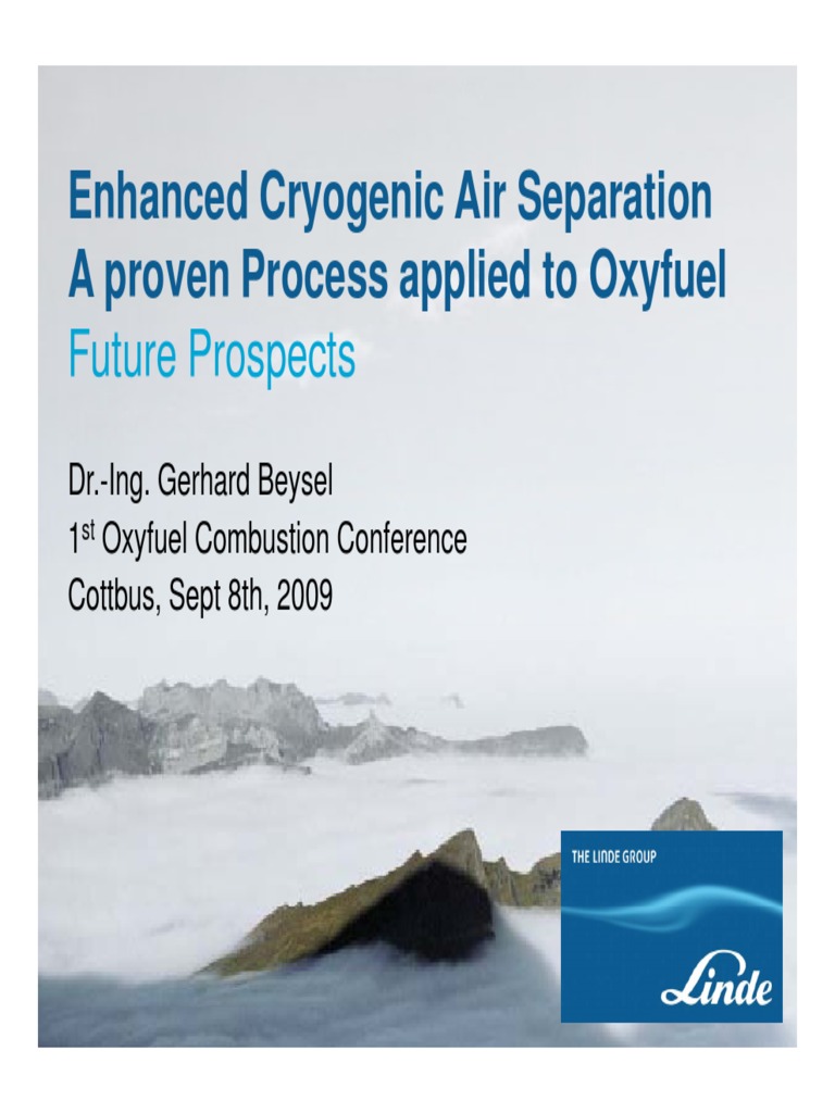 Enhanced Cryogenic Air Separation Insights | PDF | Carbon Capture And ...