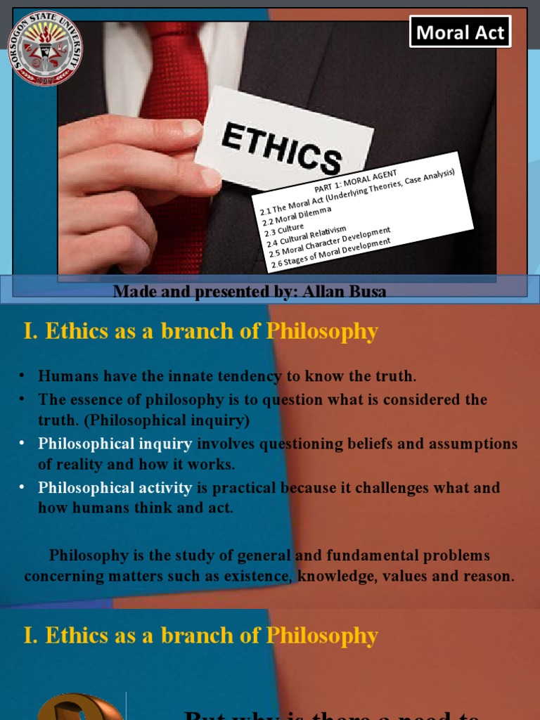 1ethics Part 1 Moral Act2 | PDF | Intention | Reason