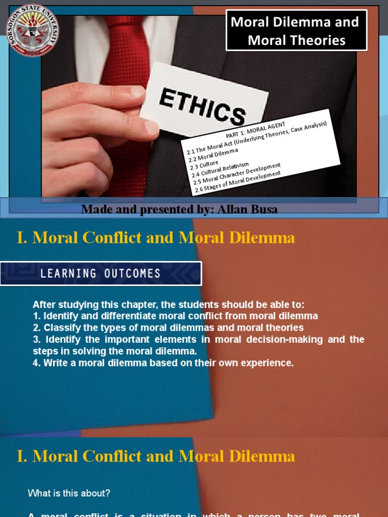 Navigating Moral Conflicts: An Analysis of Moral Dilemmas and Theories ...