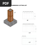 Rebar Cutting List Template - 2 | PDF