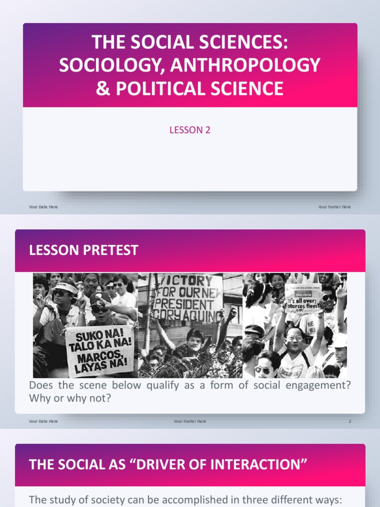 The Social Sciences: Sociology, Anthropology & Political Science | PDF ...
