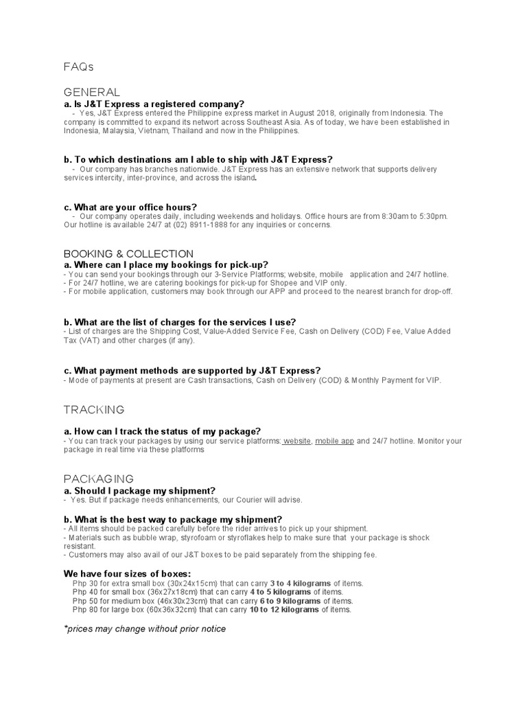 Faqs General: Booking & Collection | PDF | Online And Offline | Privacy