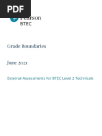 Grade Boundaries March 2025 Btec Level 2 Technicals | PDF | Educational ...