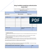 Btec Sample Material Learner Consent Declaration: Centre No. & Name | PDF