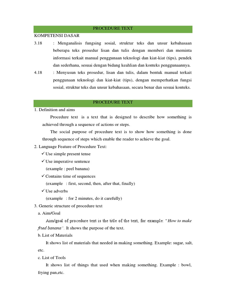 KD 3.18 Procedure Text-Dikonversi | PDF | Ice Cream | Teaspoon