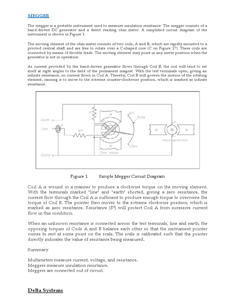 MEGGER | PDF | Inductor | Transformer