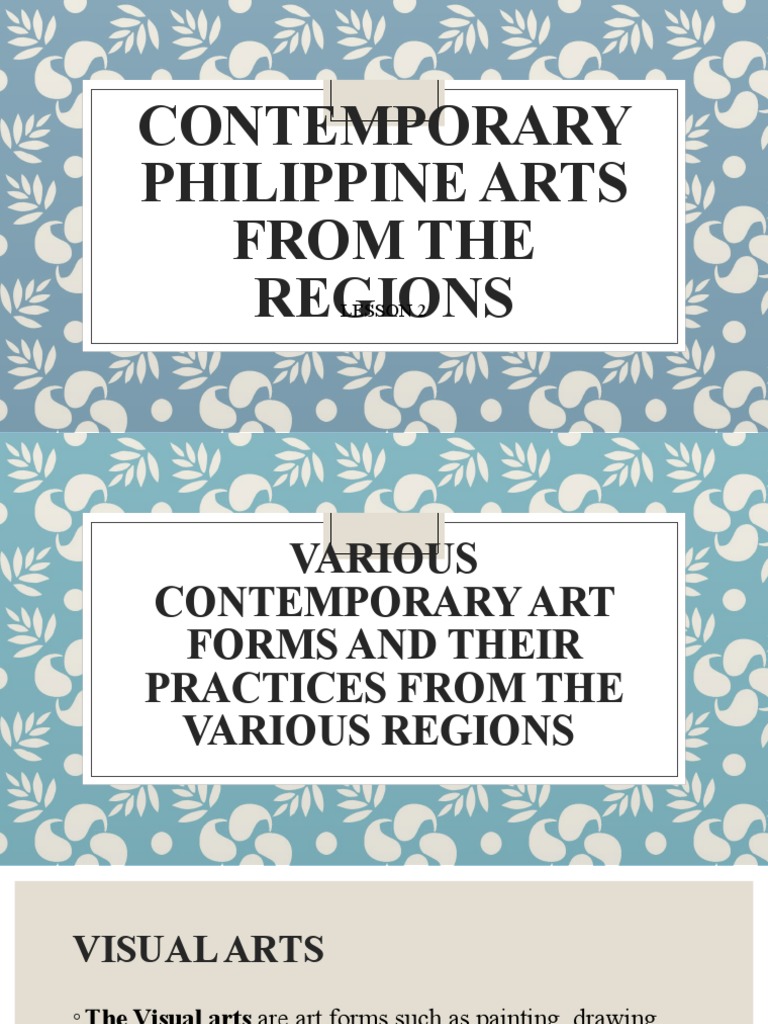Various Contemporary Art Forms and Their Practices From | PDF ...