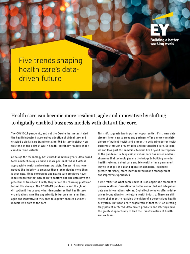 Ey Five Trends Shaping Health Cares Data Driven Future | PDF | Health ...