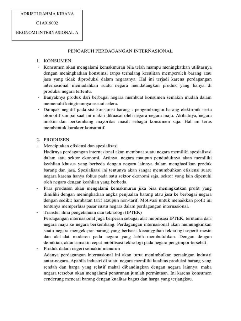 Aaa Gabungan Resume Eko Inter | PDF