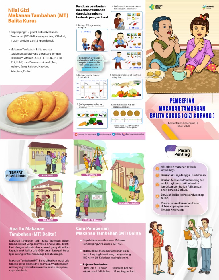 Leaflet PMT Balita Kurus (Gizi Kurang) | PDF