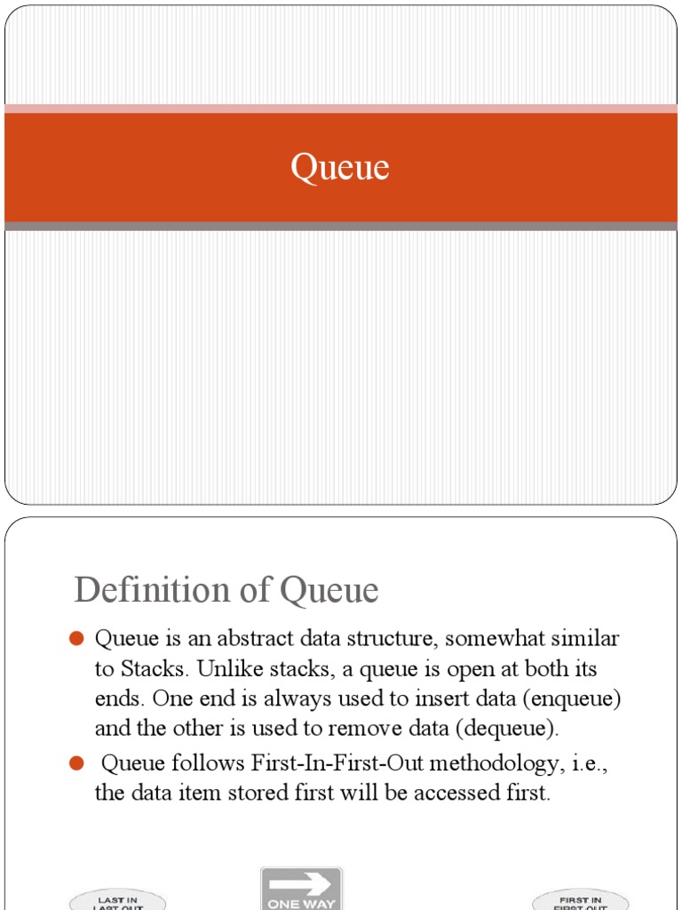 Queue | PDF | Queue (Abstract Data Type) | Computer Data