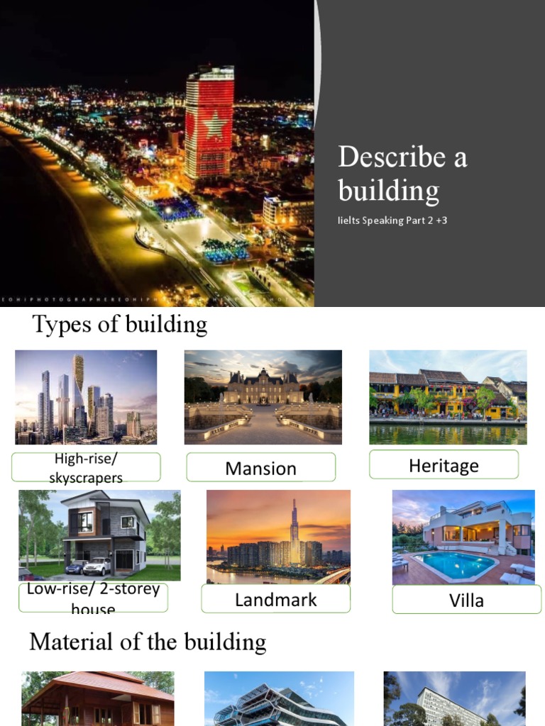 Describe A Building: Iielts Speaking Part 2 +3 | PDF | Architectural ...
