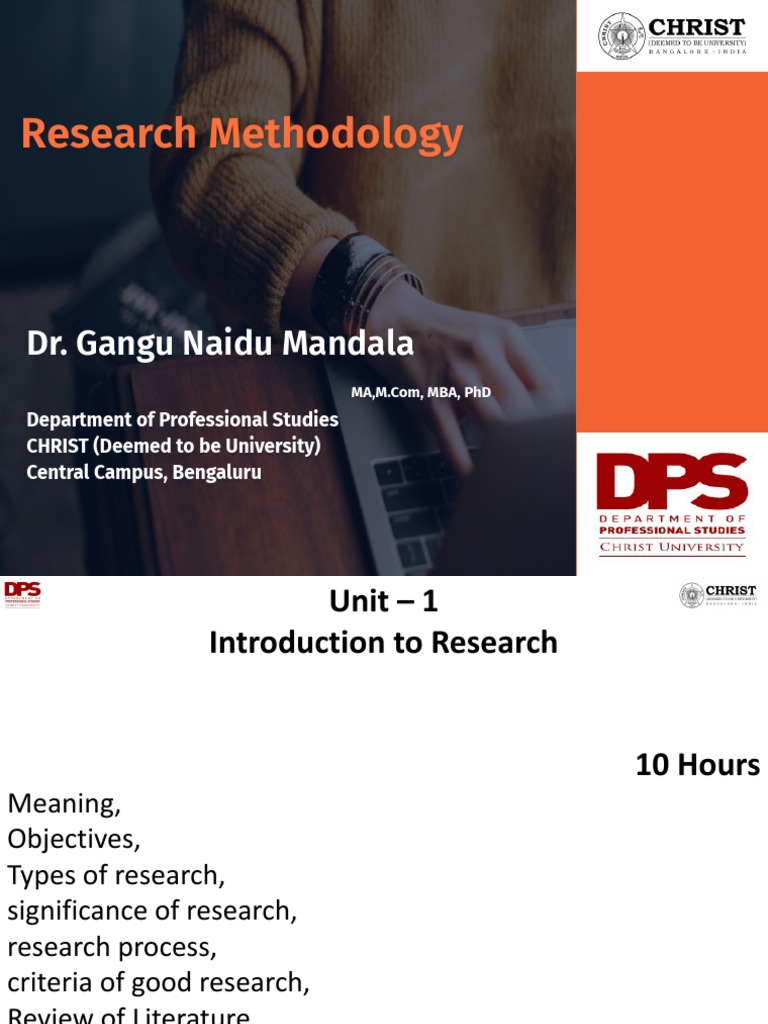 RM Unit 1-Merged | PDF | Sampling (Statistics) | Experiment