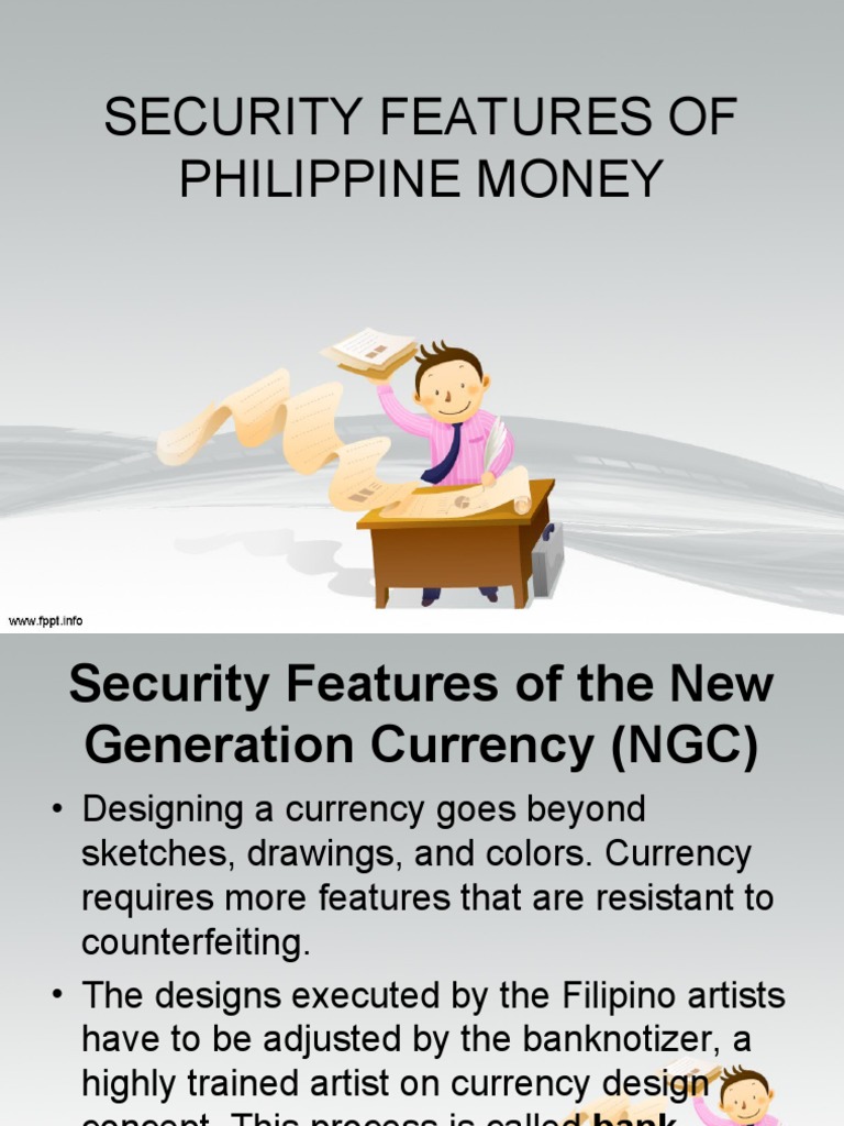 Security Features of Philippine Money | PDF | Banknote | Currency