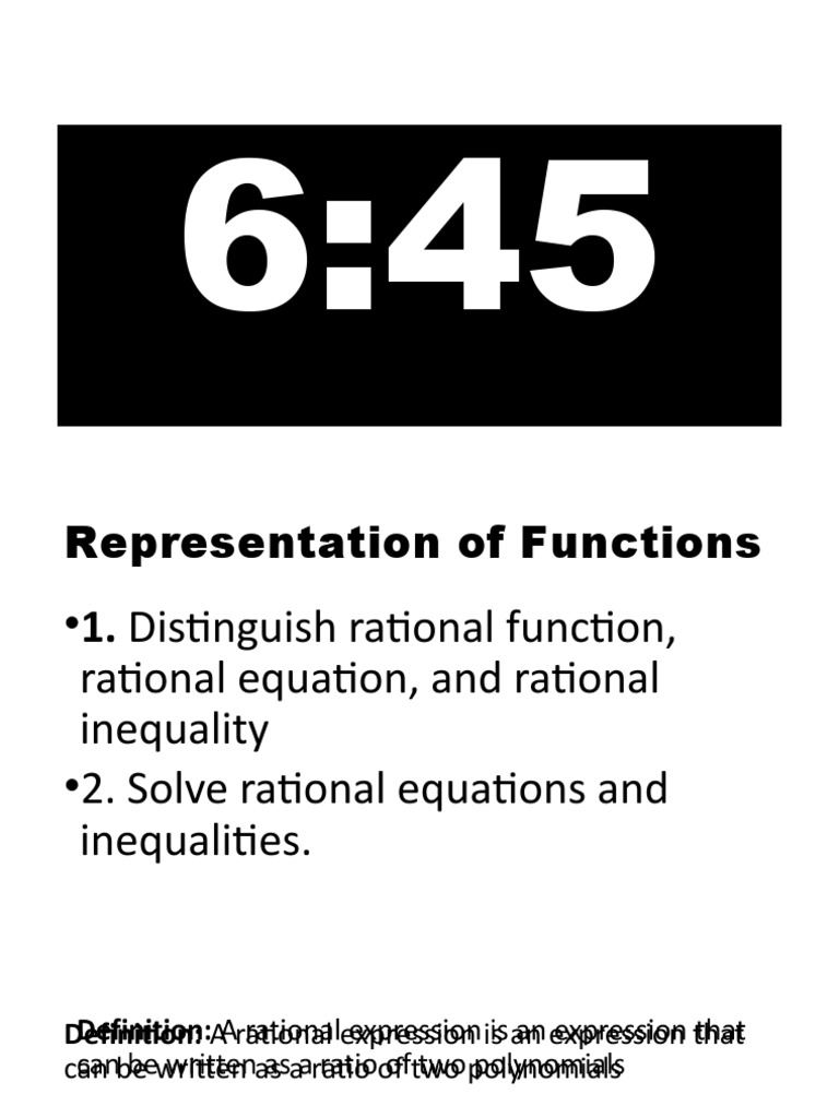 FUNCTIONS Rational | PDF | Equations | Function (Mathematics)