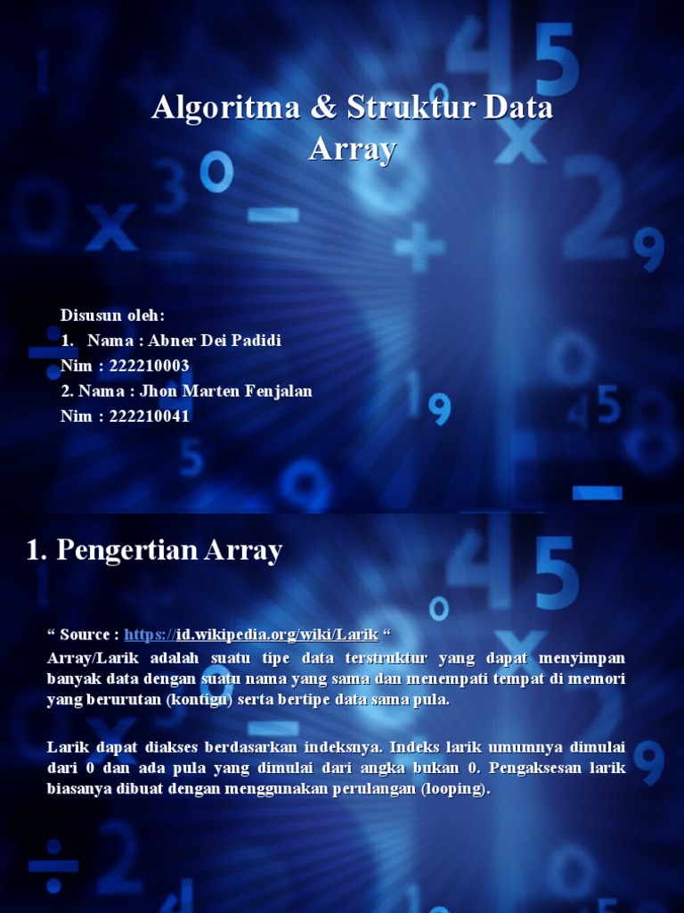 Panduan Array untuk Pemula | PDF