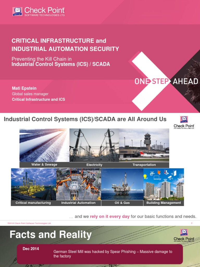 Checkpoint Firewall OT ICS Solution For CI and Industrial | PDF | Scada ...